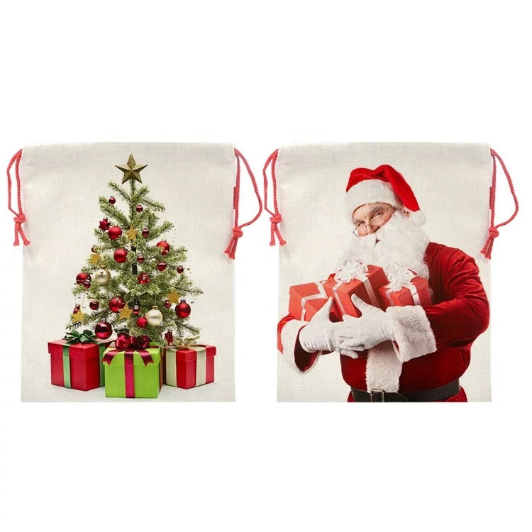 Linen Christmas/Santa Sack Blank | Point Blanks LLC